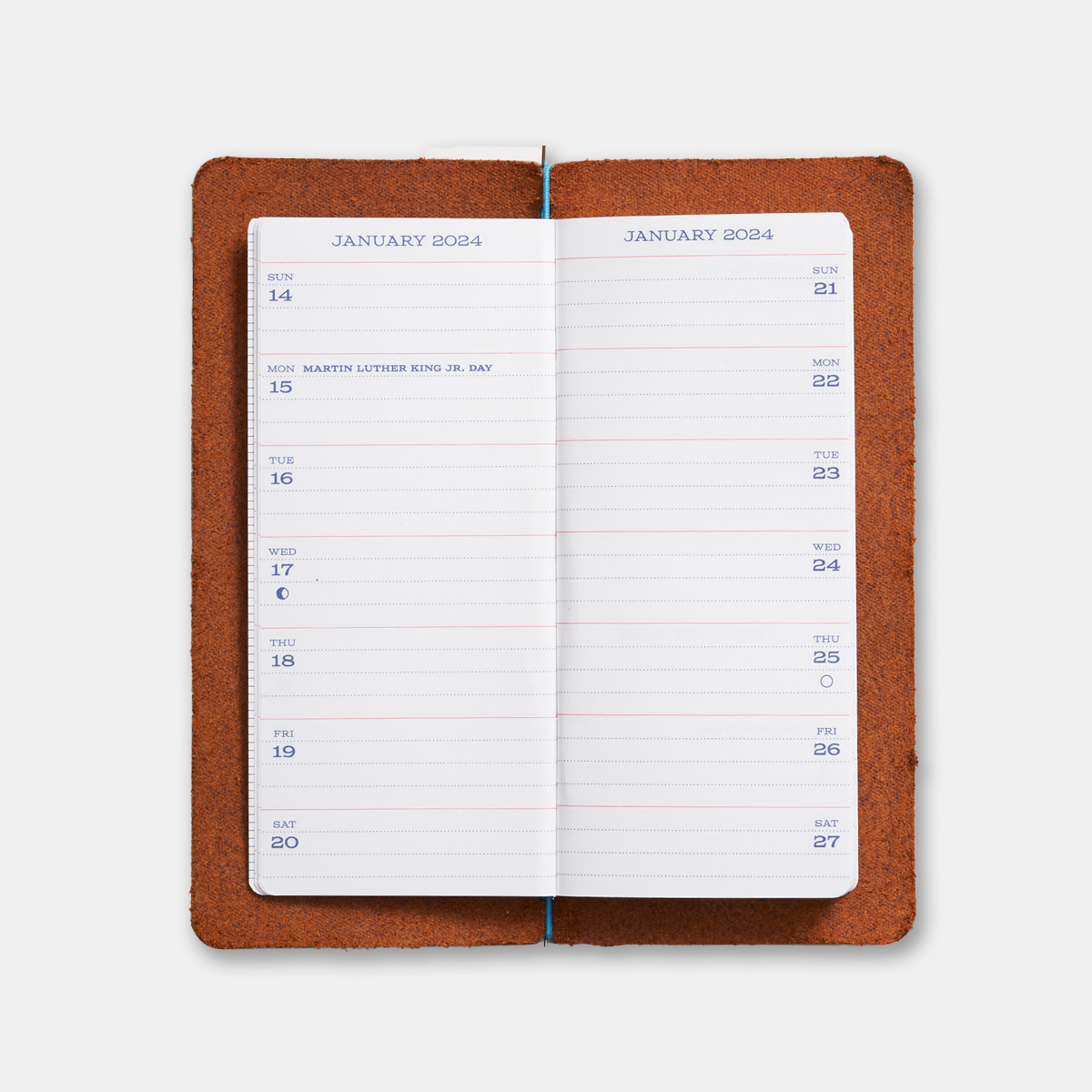 Leather Sleeve - Standard Memorandum Size – Word. Notebooks